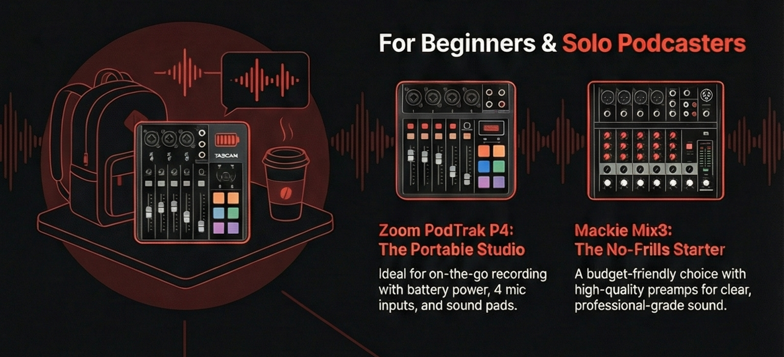 Best Mixers for Podcasting: 2026’s Mixers You Didn’t See Coming - soundorp