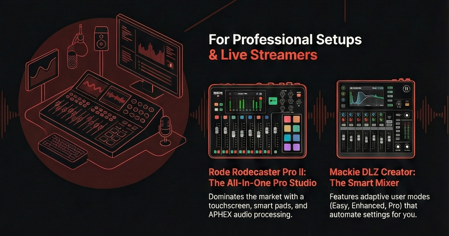 Best Mixers for Podcasting: 2026’s Mixers You Didn’t See Coming - soundorp