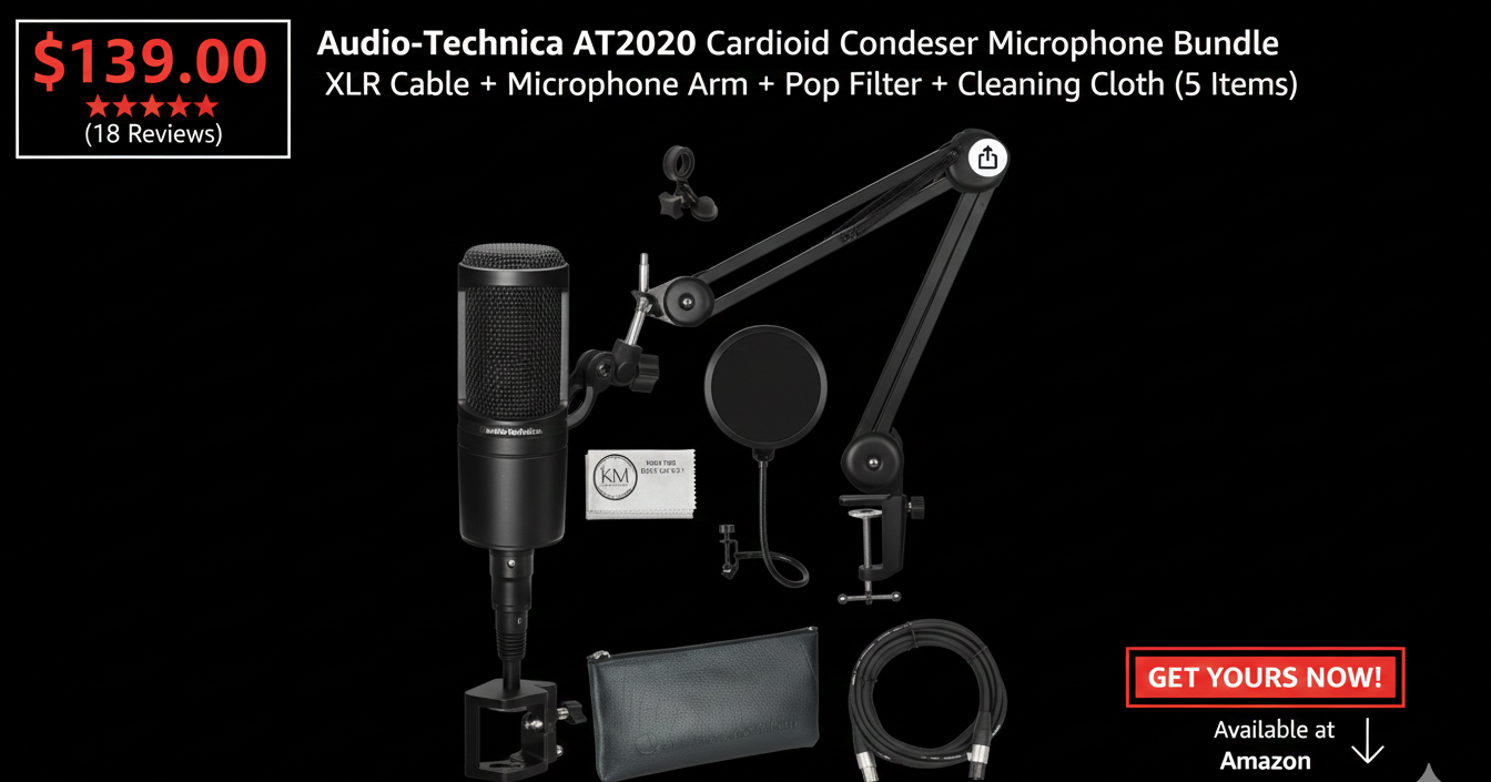 Audio-Technica AT2020 Review: Is This Mic Worth It in 2026? - soundorp